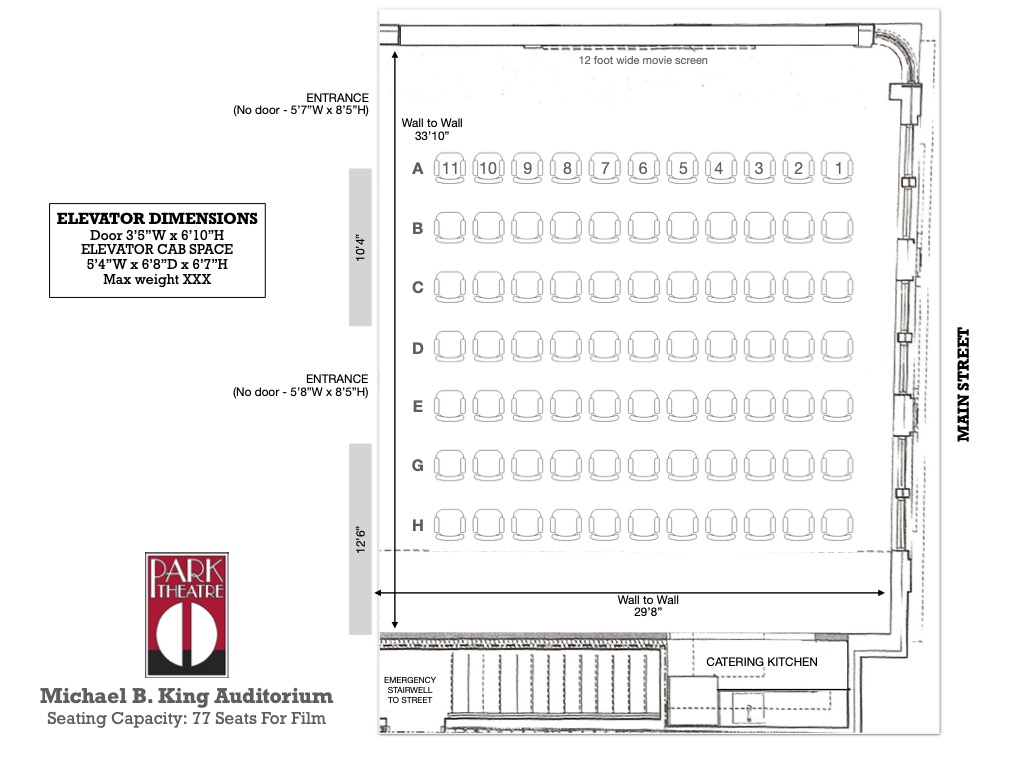 Seating Diagram – The Park Theatre
